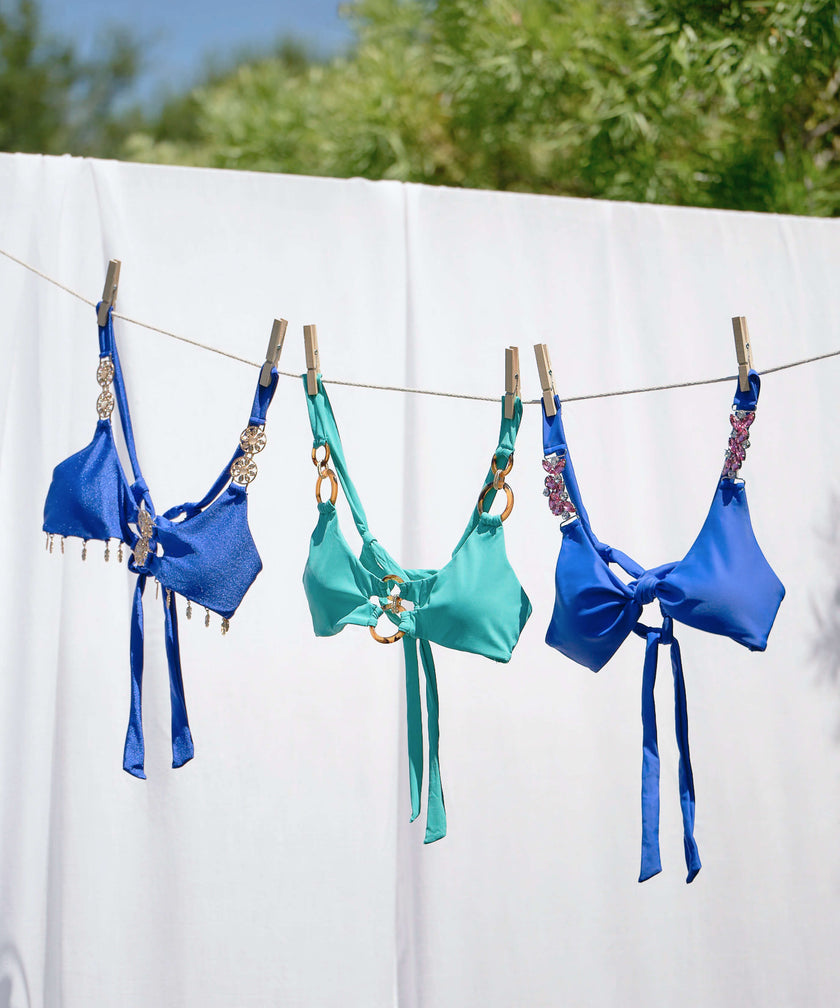 Tulum Bralette Top - Caribbean Mist – Bahimi